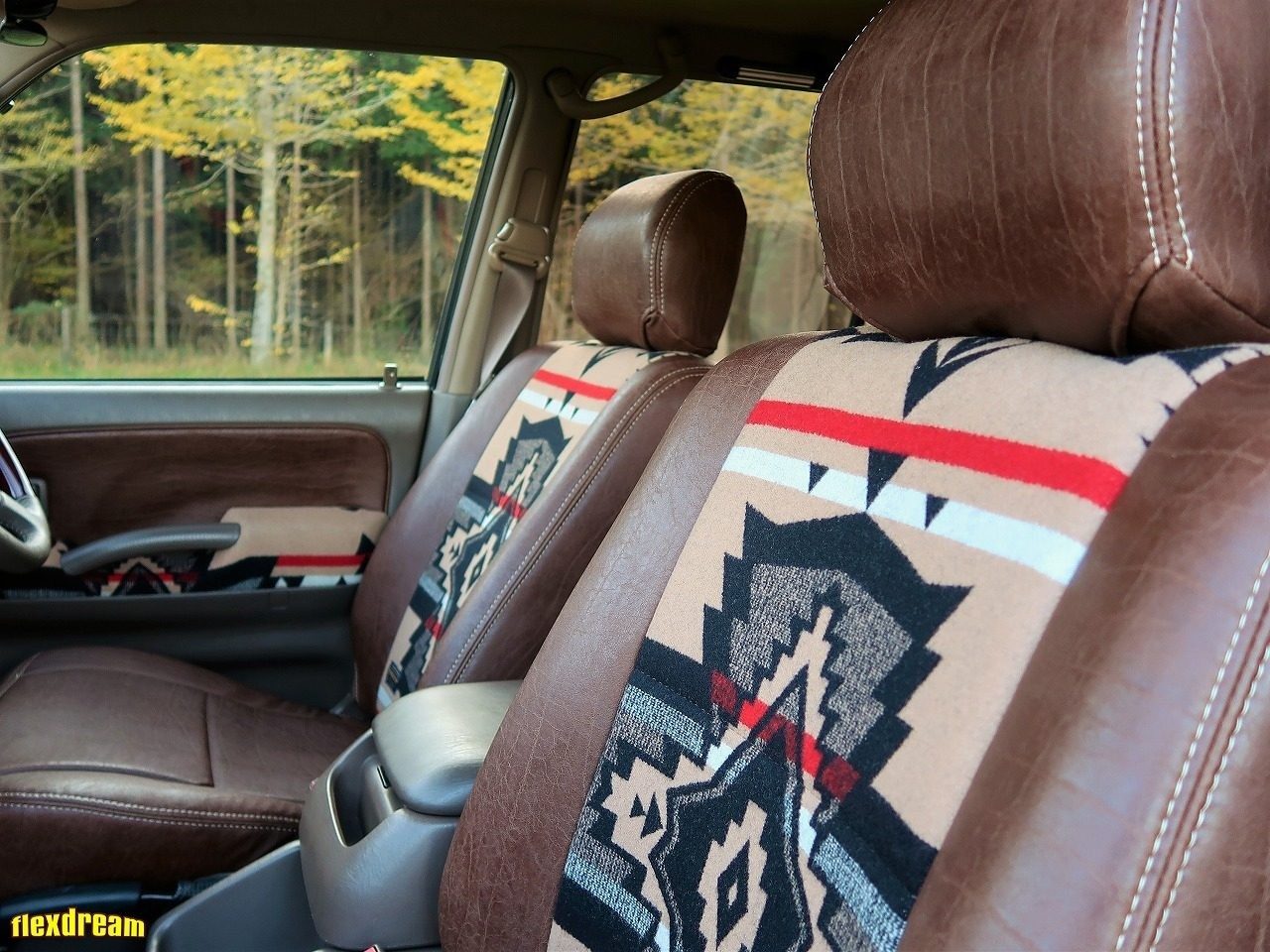 アウトドアパークみちのく_outdoorparkinみちのく_ランクル95プラド_FD-classic_PENDLETONシートカバー_FD-camp_flexdream｜ハイエース専門店 ...